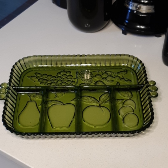 Accents | Vintage Green Appetizer Tray | Poshmark
